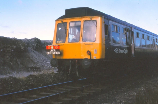 35MM ORIGINAL SLIDE DIESEL MULTIPLE UNIT DMU TRANS CLYDE ON AYR ...