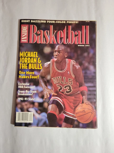 1993 INSIDE BASKETBALL Magazine/Michael Jordan and the Bulls 4th Title ...