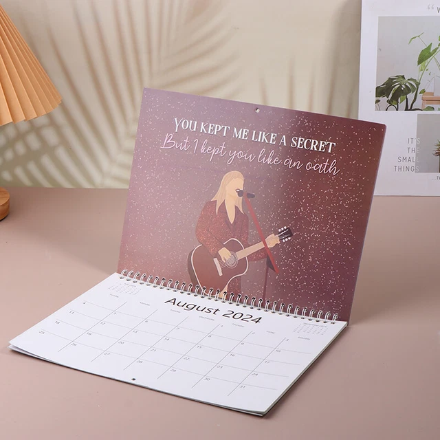 TOUR CALENDAR 2024, 2024 Wall Calendar From Jan. 2024 - Dec. 2024,Music ...