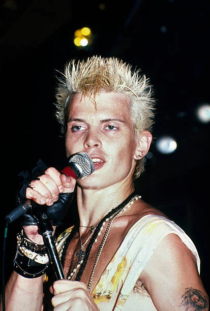BRITISH PUNK ROCK singer and songwriter Billy Idol on stage at T .. Old ...