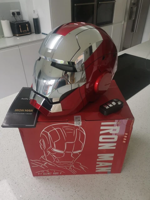 IRON MAN HELMET, Voice-controlled, Touch And Remote Controlled - Uk ...