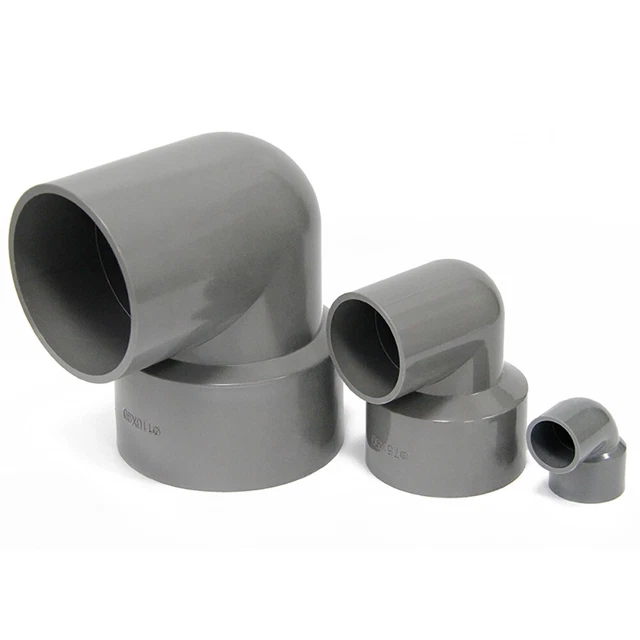 PVC 90° ELBOW Reducing Pipe Fitting Reducer Socket Connector Adapter ...