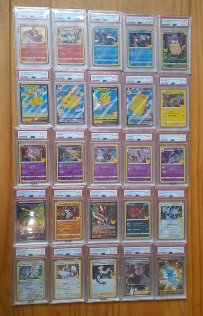 POKEMON CELEBRATIONS ULTIMATE graded master set with promos 74xPSA10 ...