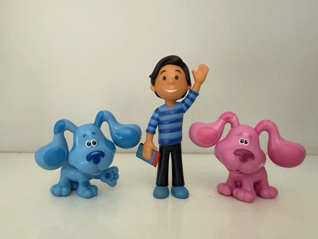 NICKELODEON GENUINE BLUE'S Clues & You Figures Josh Blue & Magenta £7. ...