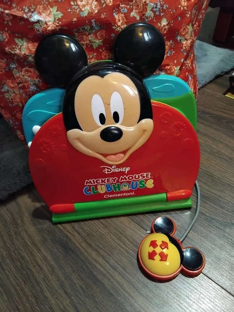 DISNEY MICKEY MOUSE Clubhouse Laptop Computer Interactive Game Kids Toy ...