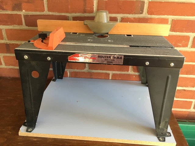 VINTAGE SEARS CRAFTSMAN Router / Saber Saw Table Model 25444 Excellent ...