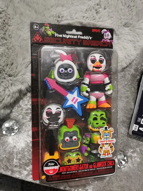 FUNKO SNAPS! FIVE Nights At Freddy's Glamrock Chica & Monty Set ...