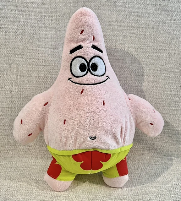 SPONGEBOB SQUARE PANTS Patrick Star Fish Soft Toy Plush Cuddly 13 ...