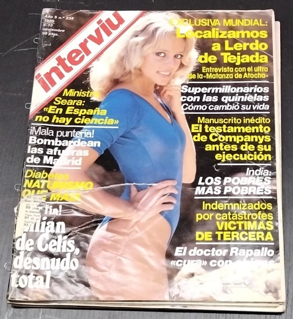 REVISTA INTERVIÚ, Nº234 noviembre 1980, Lilian de Celis, actriz moderna (portada EUR 5,00 ...