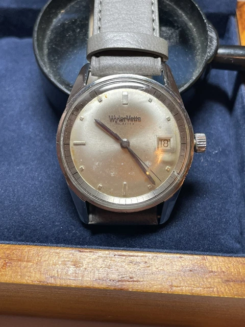 OROLOGIO WYLER VETTA Incaflex Vintage Watch Vetta Steel 35mm Automatico ...