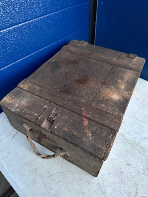 ORIGINAL WW2 GERMAN Army Wehrmacht Wooden Ammunition Box EUR 58,83 ...