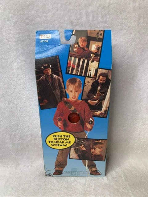 VINTAGE 1991 HOME Alone Screaming Kevin Figure Doll Movie Figure Toy ...
