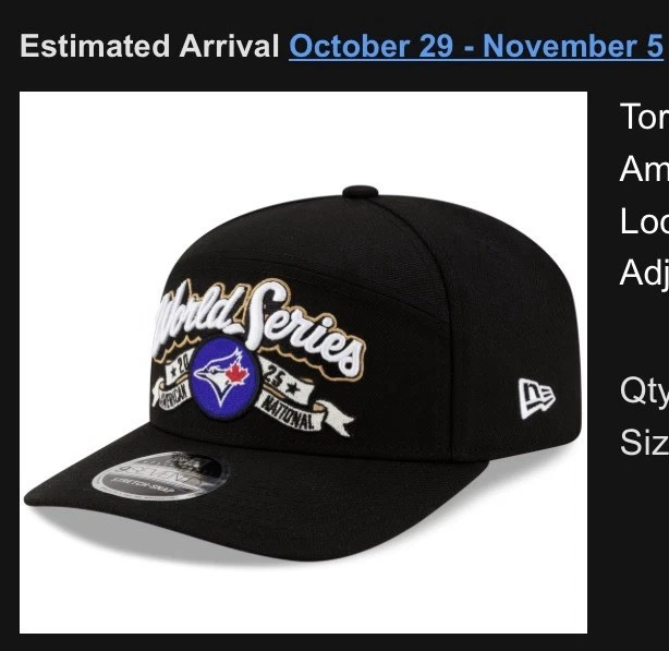 TORONTO BLUE JAYS World Series 2025 Hat $200.00 - PicClick CA