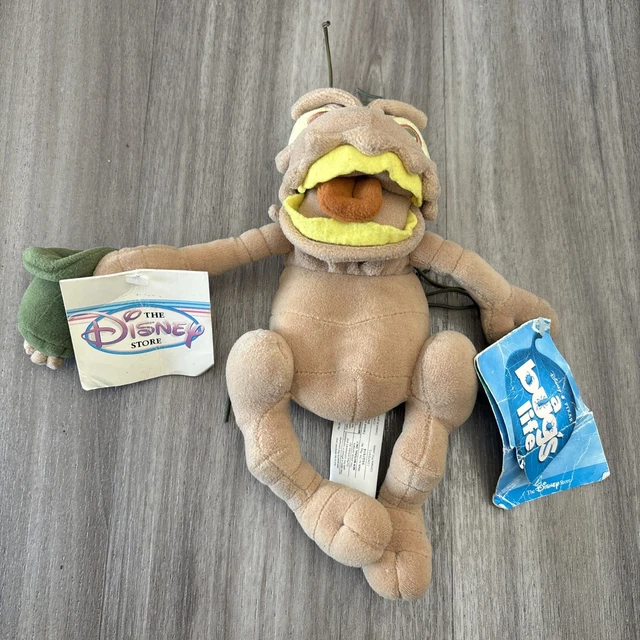 DISNEY STORE A Bugs Life PT Flea Plush Stuffed Bean Bag Toy Pixar ...