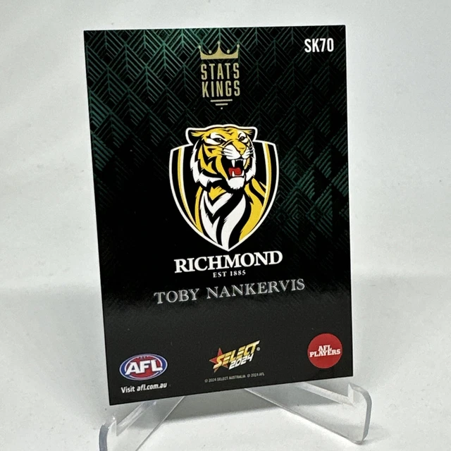 2024 SELECT AFL Footy Stars Stats Kings Toby Nankervis Richmond Tigers ...