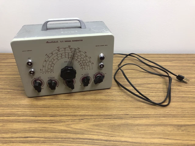 VINTAGE HEATHKIT RF Signal Generator - Model SG-8 - RECAPPED & WORKING ...