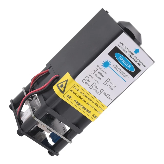 450NM-455NM 5W Engraving Cutting Fixed Focus Module PWM Modulation ...