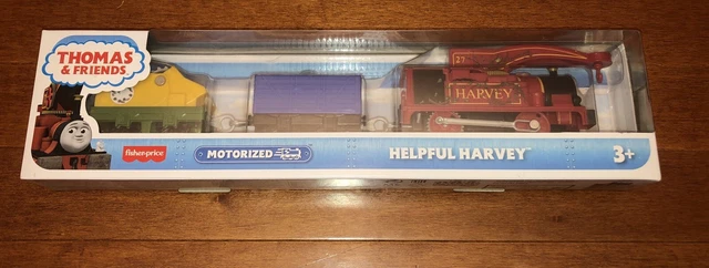 THOMAS & FRIENDS Trackmaster Helpful Harvey - Motorized Train Engine w ...
