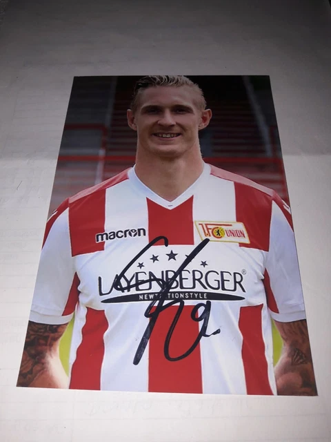 FOTO FIRMATA SEBASTIAN Polter Union Berlin NUOVA (4) EUR 2,99 - PicClick IT