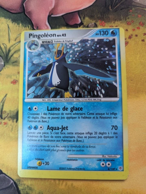 CARTE POKÉMON PINGOLEON Holographique MissCut 4/130 Diamant et Perle ...