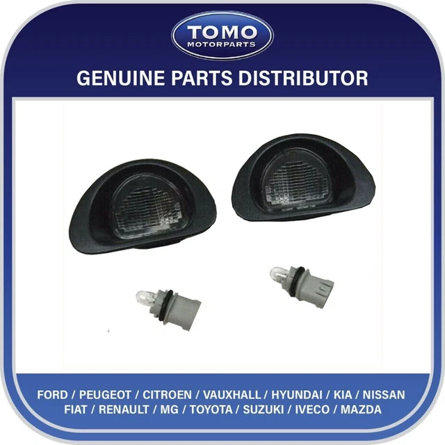 CITROEN C1 & PEUGEOT 107 2005-2014 PLAQUE D'IMMATRICULATION LAMPES FEUX ...