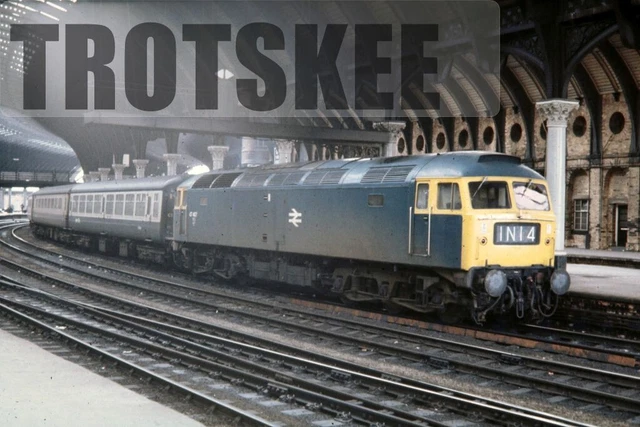 35MM SLIDE BR British Railways Diesel Loco Class 47 47407 York 1973 ...