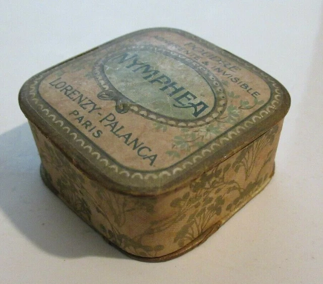 BOITE ANCIENNE POUDRE De Riz Nymphéa Lorenzy Palanca Old Box Rice ...