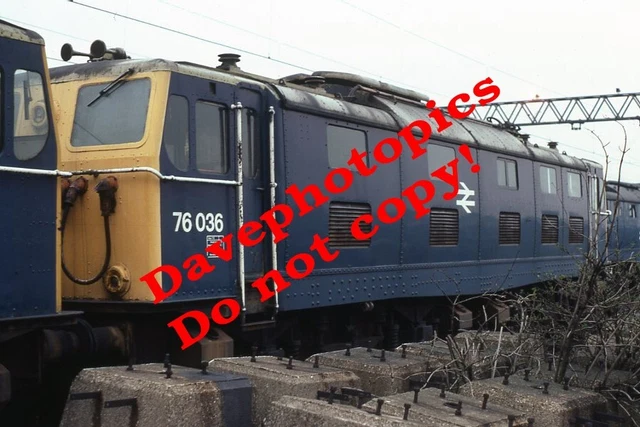 ORIGINAL 35MM Slide Railway Diesel /Steam 76036 @ Guide Bridge April ...