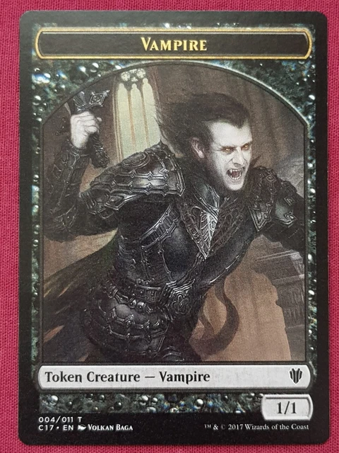 MAGIC THE GATHERING COMMANDER 2017 C17 BAT VAMPIRE token card MTG $12. ...