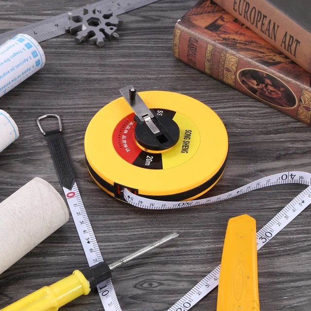 FIBERGLASS TAPE MEASURE Building Surveying Distance Measuring Meter ...