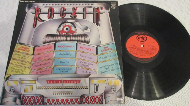 ROCKIN' LP 1980 14 Tracks*VG+/EX+*Crickets/Holly/Haley/Brenda Lee ...
