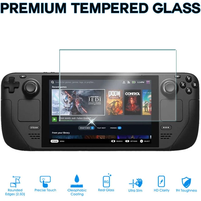 FOR STEAM DECK OLED / Steam Deck Genuine TEMPERED GLASS Screen ...