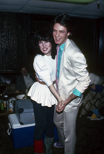 RICK SPRINGFIELD WITH Karla DeVito circa 1981 in New York City Old ...