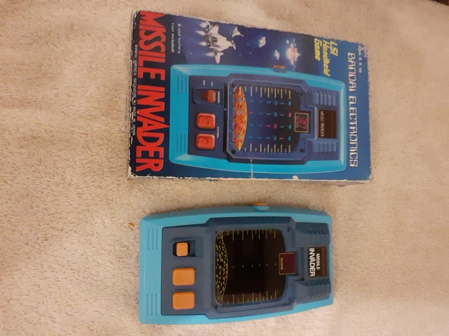 BANDAI MISSILE INVADER Vintage 1980s Handheld Arcade Game Tested ...