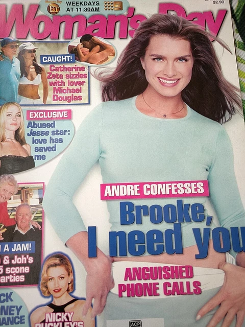 1999 WOMANS DAY Magazine Brooke Shields~Brendan Fraser~Christina Applegate~ £18.12 - PicClick UK