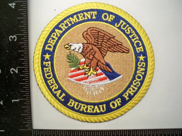 RARE FEDERAL BUREAU of Prisons BOP Seal Patch Washington, DC ...