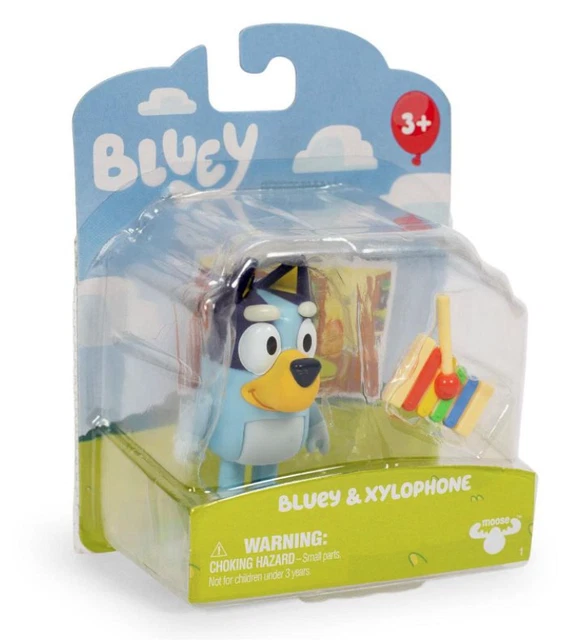MOOSE TOYS BLUEY Action Figure Bluey & Xylophone Toy New With Box EUR ...