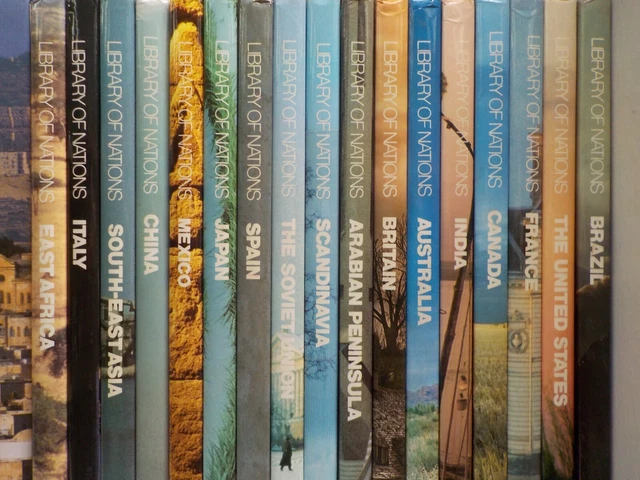 LIBRARY OF NATIONS Time Life 1991 18 Books ID4839 £22.00 - PicClick UK