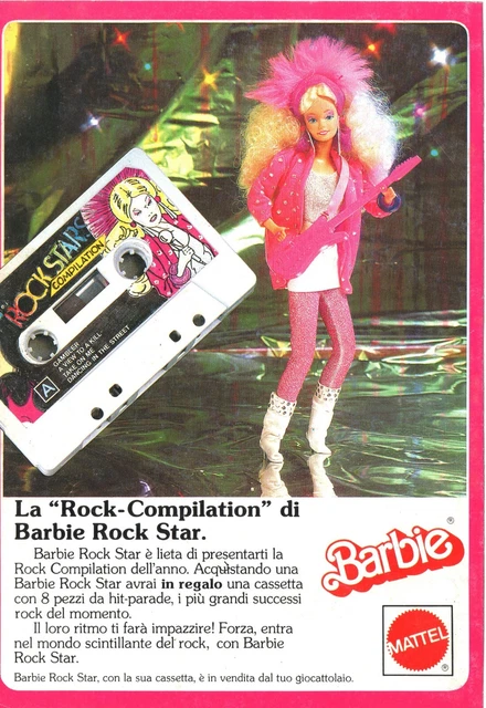 BARBIE ROCK STAR Compilation Pubblicità 1986 Italian Magazine ...
