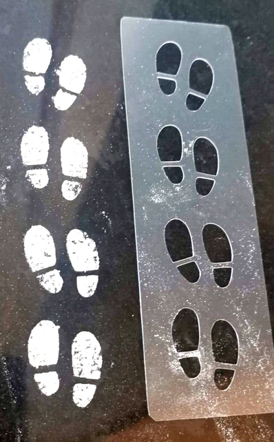 TEMPLATE MINI FOOTPRINTS Footprint Handprint for Wichtelstreiche ...