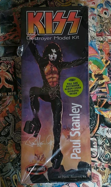 POLAR LIGHTS KISS Destroyer Model Kit PAUL STANLEY Unopened & Unmade ...