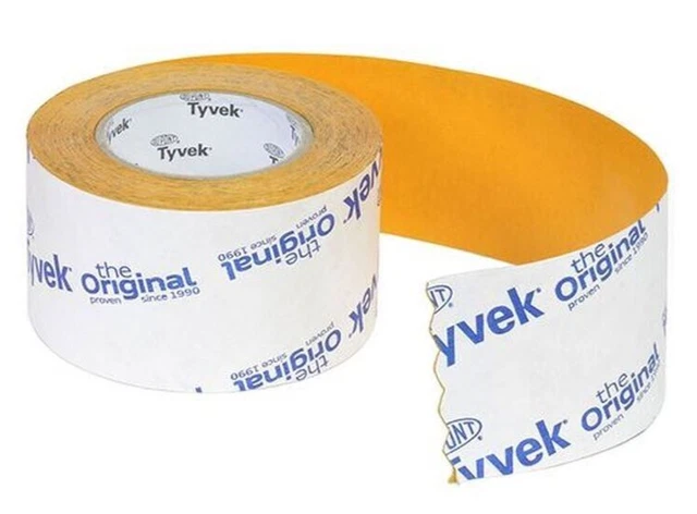 DUPONT TYVEK ACRYLIC single sided tape 75mm x 25m. FREEPOST D15227805 ...