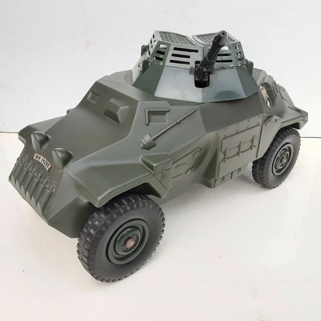 VINTAGE ACTION MAN ORIGINAL 1970,s GERMAN ARMOURED CAR VERY RARE £159. ...