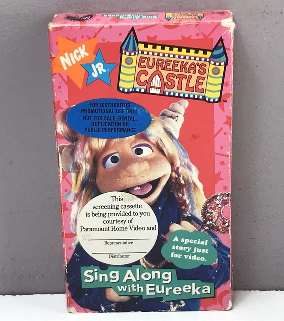 Nick Jr Eureekas Castle Sing Along Vhs Video Tape Vtg Rare Promo