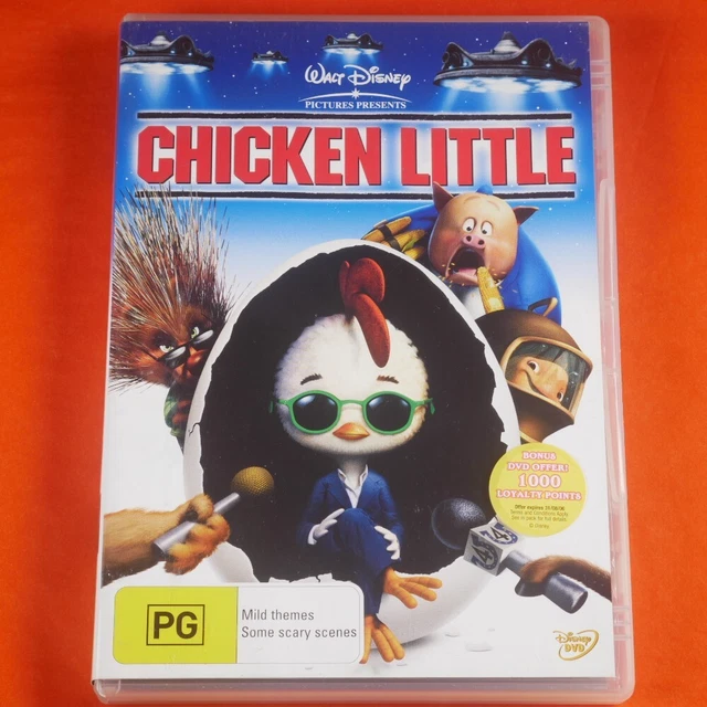 CHICKEN LITTLE (AUSTRALIAN DVD. Region 4) Disney Kids Animation Movie ...