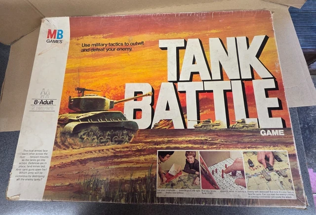 VINTAGE TANK BATTLE by MB Games 1976 Board Game Complete £19.36 ...