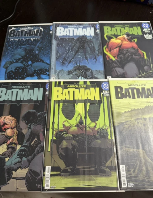 ABSOLUTE BATMAN 1-15 all First Prints all cover A extra copy of issue 1 ...