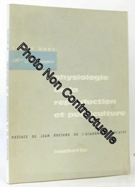 Physiologie De La Reproduction À VENDRE! - PicClick FR Physiologie De La Reproduction À VENDRE! - PicClick FR