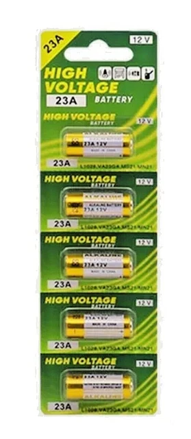 🇨🇵 LOT DE 5 piles alcaline 12 V a23 23 a 23a p23ga v23ga mn21 8lr932 🇨🇵 ...