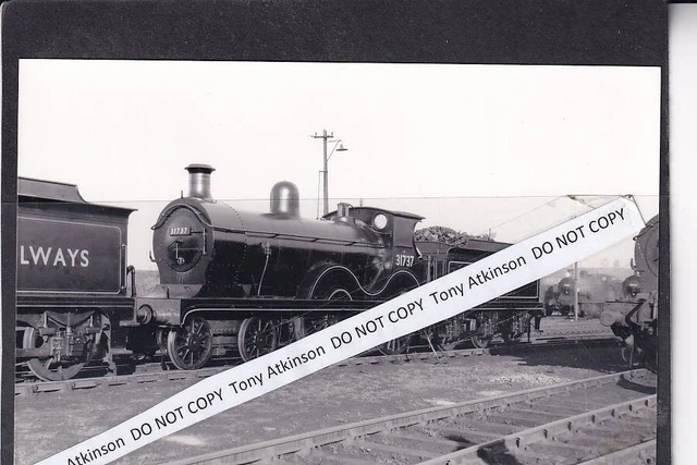 BR EX SOUTHERN - D Class 4-4-0 No. 31737 @ Ashford - Vintage Image ...